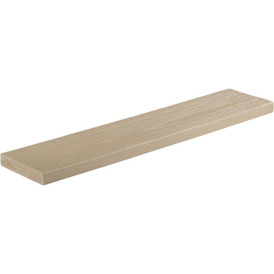 TIMBERTECH 1" x 7-1/4" x 20' Harvest Square Edge Brownstone Deck Board ...