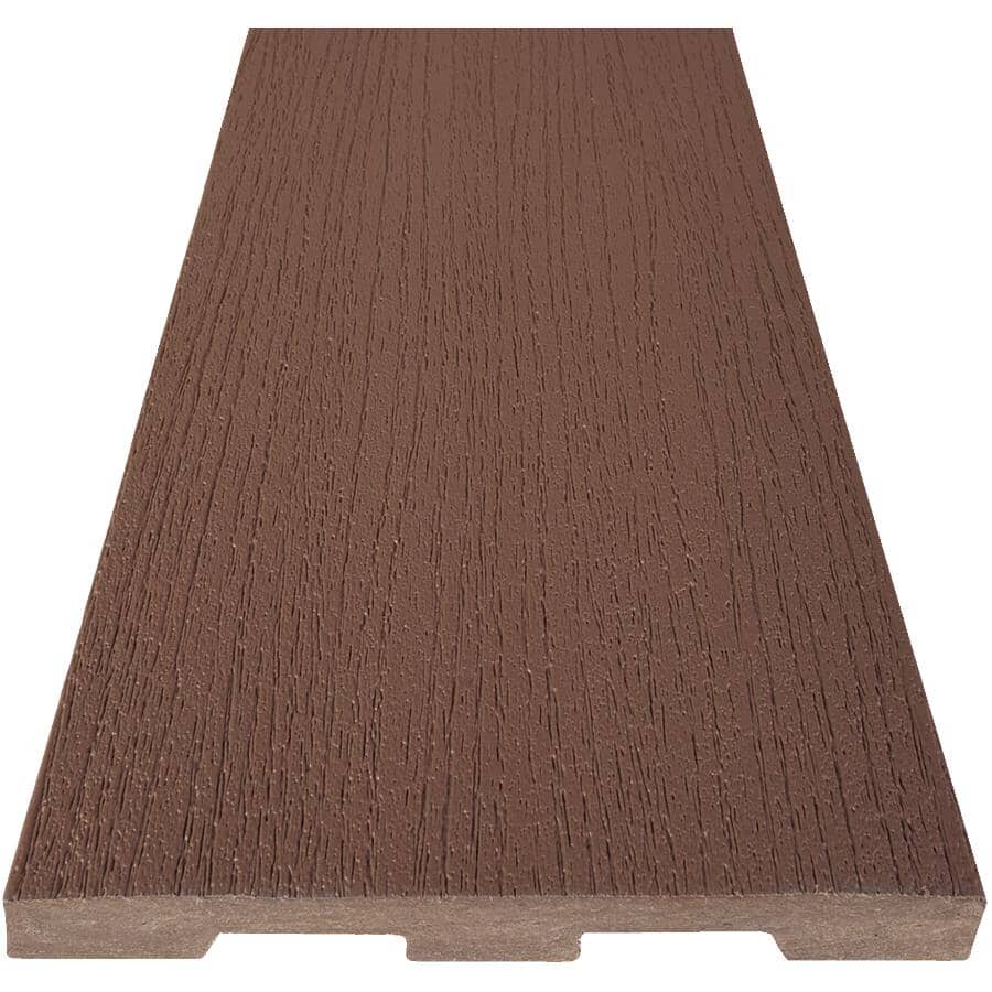 TIMBERTECH 1" x 5-1/2" x 16' Edge Prime Dark Teak Square Edge Deck ...