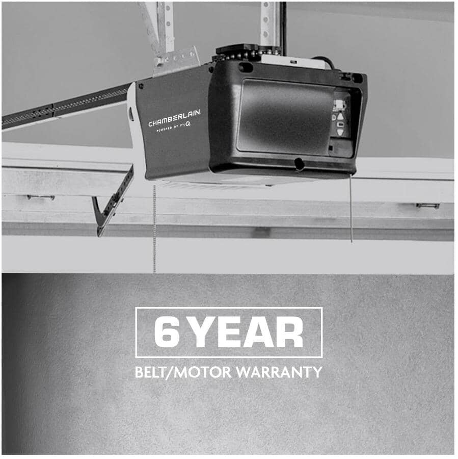 CHAMBERLAIN Smart Garage Opener with Quiet Belt Drive System | Home ...