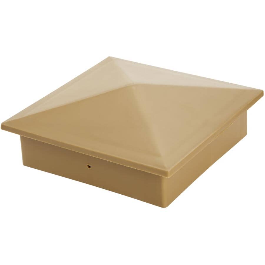 IMPERIAL KOOL-RAY 4" x 4" Brown Plastic Post Fence Cap | Home Hardware
