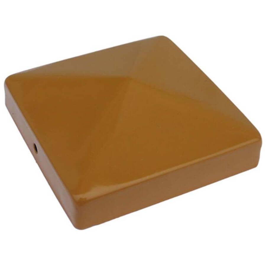Pylex 4" x 4" Cedar Steel Fence Post Cap | Home Hardware