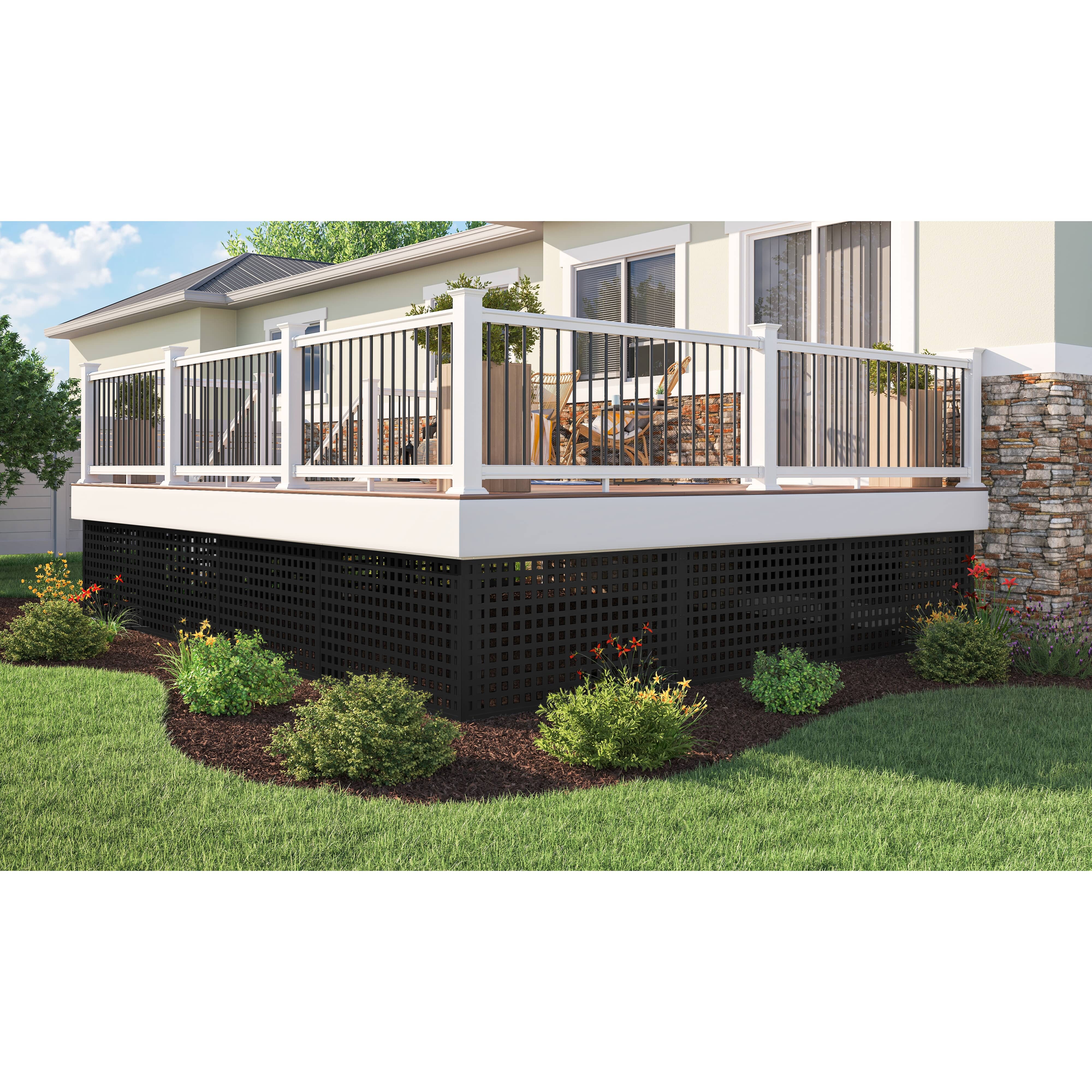 FREESTYLE 4' x 8' Square Vinyl Privacy Lattice | Home Hardware