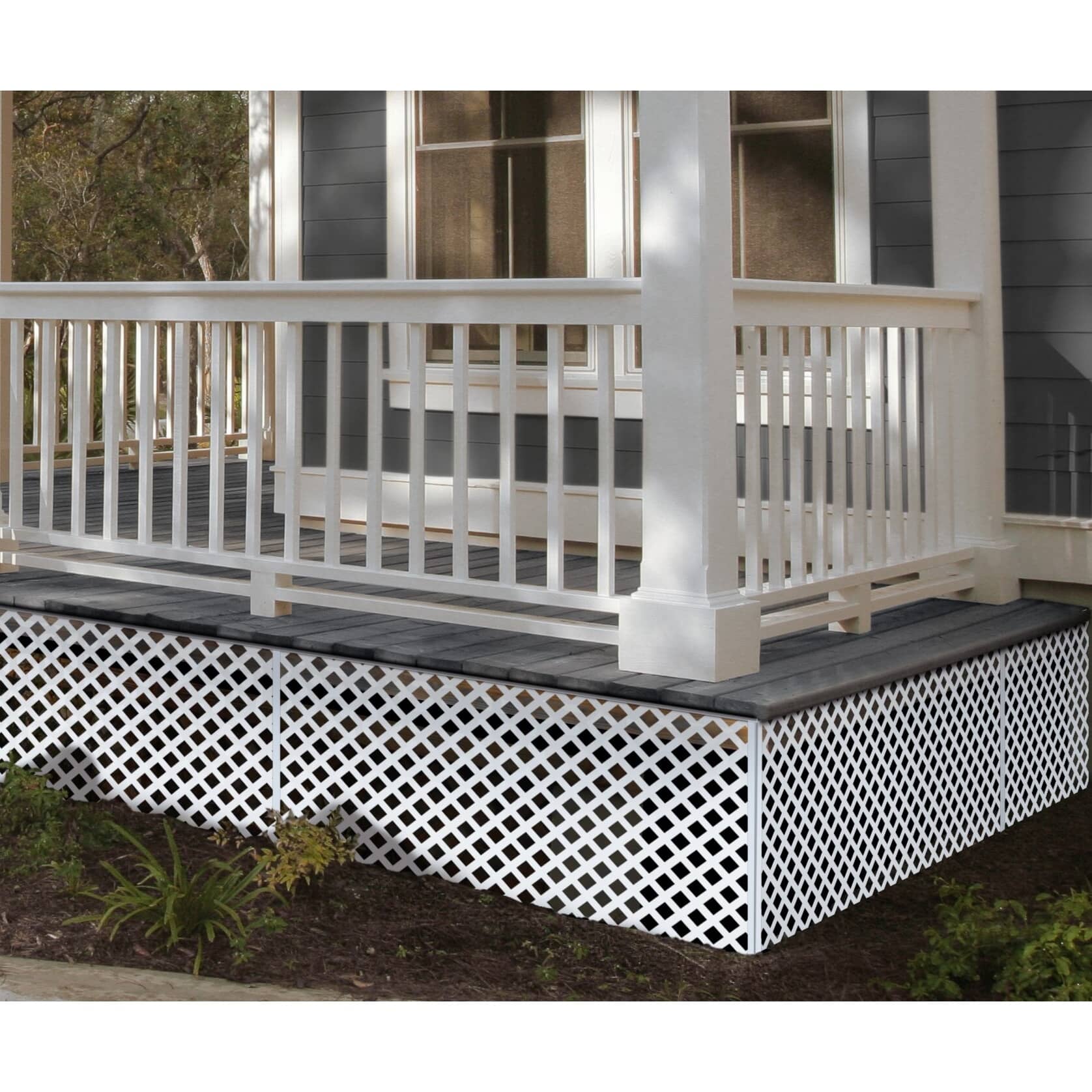 FREESTYLE 8' Vinyl Lattice U-Moulding Cap | Home Hardware