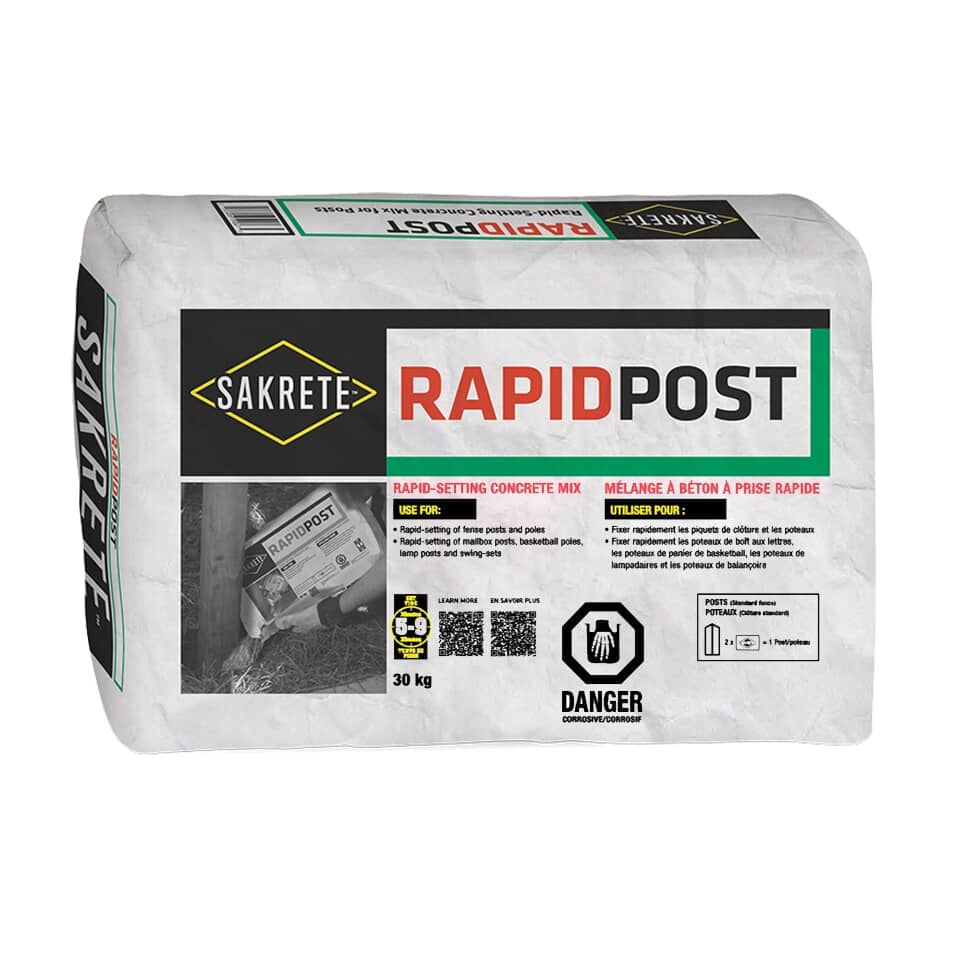 SAKRETE RapidPost Rapid-Setting Fence & Post Cement Mix | Home Hardware