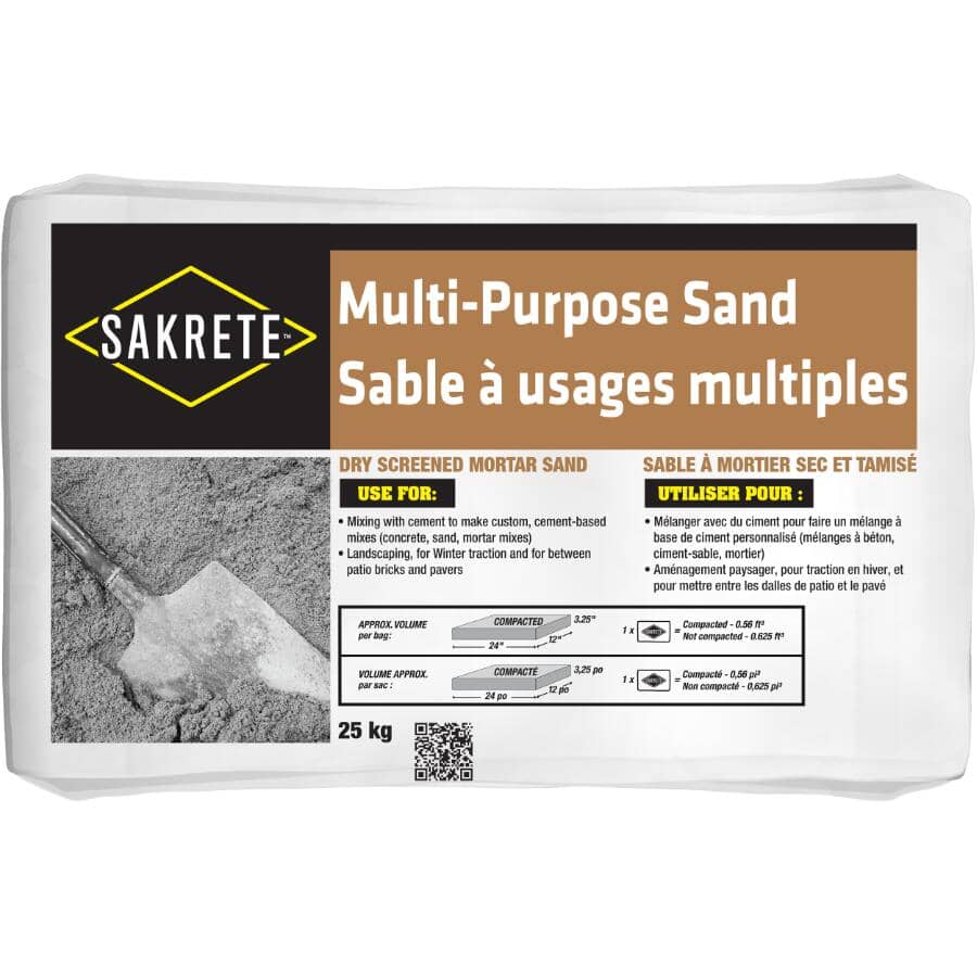 SAKRETE Multi-Purpose Sand - 25 kg | Home Hardware