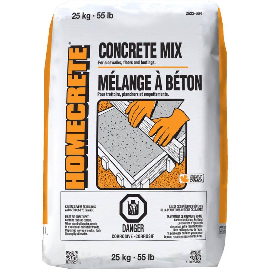 Homecrete 25kg Concrete Mix | Home Hardware