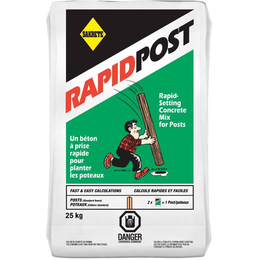 SAKRETE 25kg Rapid Post Concrete Mix | Home Hardware