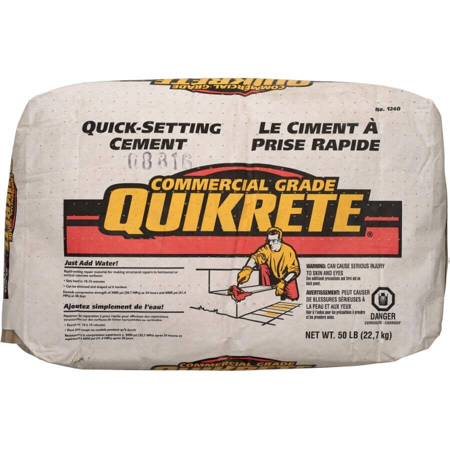 QUIKRETE 22.7kg Quick Set Cement | Home Hardware