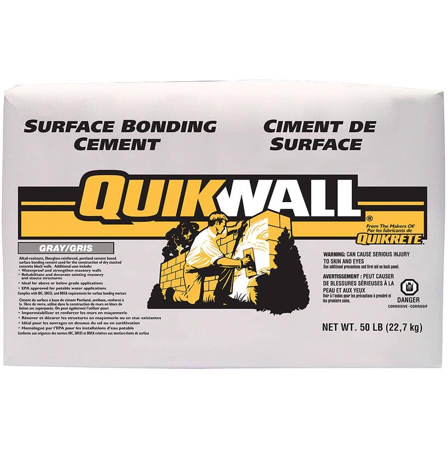 QUIKRETE 22.7 kg Grey Surface Bonding Cement | Home Hardware