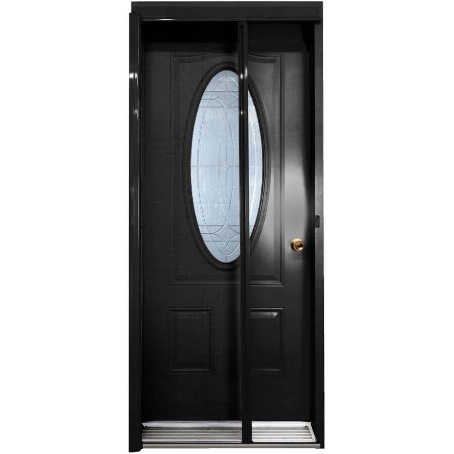 NOVAVISION 36" x 79-1/7" - 81-1/4" Revelation Black Retractable ...