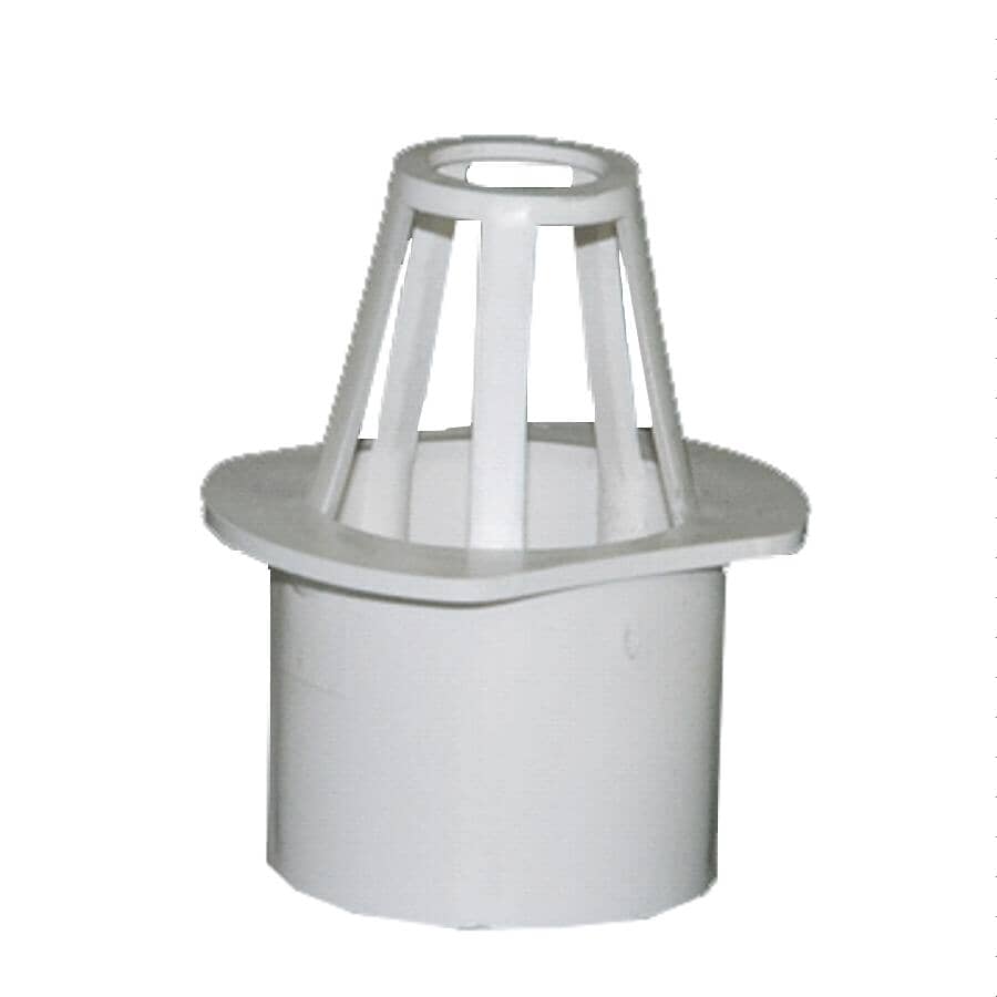 GENTEK 2" x 3" Vinyl Gutter Outlet, with Strainer | Home Hardware