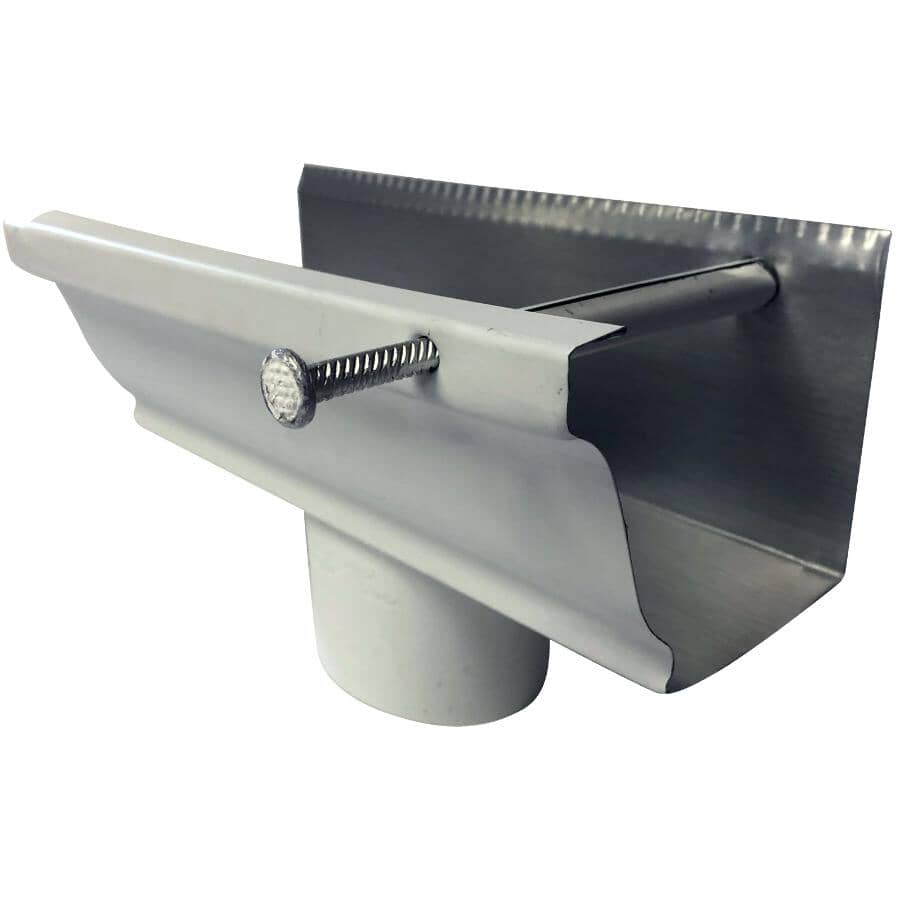 City Sheet Metal 10 Pack White Aluminum Gutter Spikes/Ferrules | Home ...