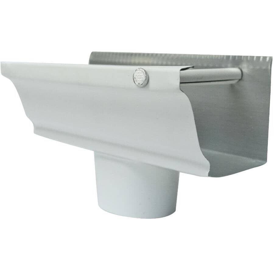 City Sheet Metal 10 Pack White Aluminum Gutter Spikes/Ferrules | Home ...