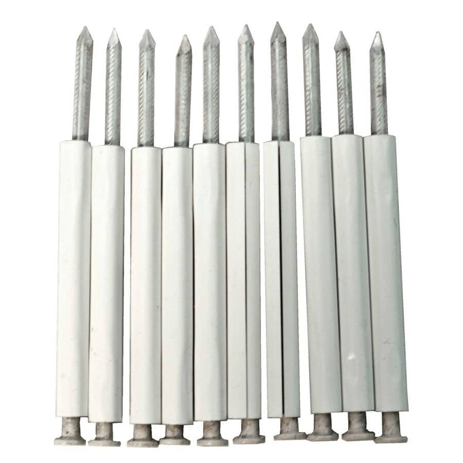City Sheet Metal 10 Pack White Aluminum Gutter Spikes/Ferrules | Home ...