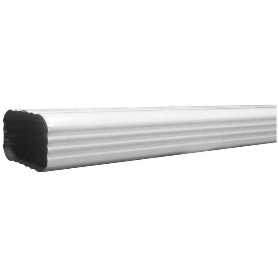 KAYCAN 2" x 3" x 9'10" Aluminum Gutter Downpipe | Home Hardware