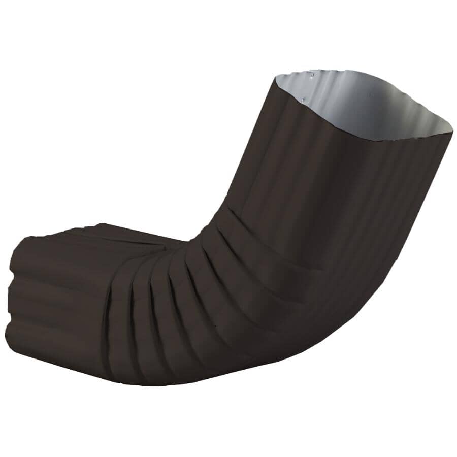 KAYCAN 2-1/2" Square Aluminum Gutter Elbow | Home Hardware