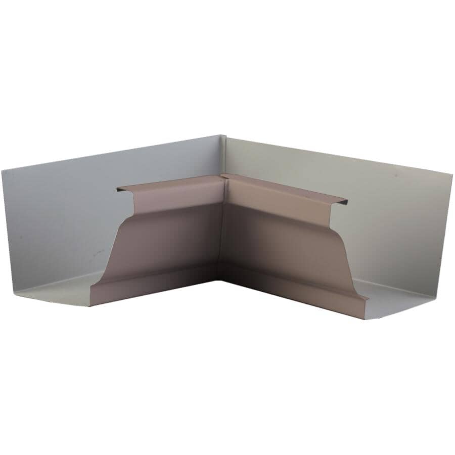 KAYCAN 5" K-Style Sandalwood Outside Aluminum Gutter Mitre | Home Hardware