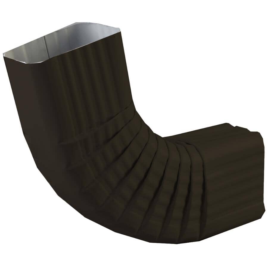 KAYCAN 2" x 3" 75 Degree A Style Aluminum Gutter Elbow | Home Hardware