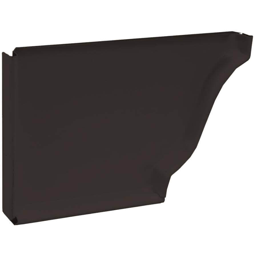 KAYCAN 5" Right Hand K Style Aluminum Gutter End Cap | Home Hardware