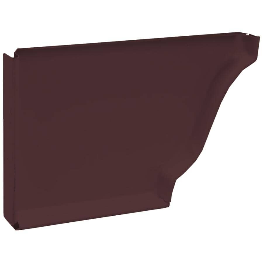 KAYCAN 5" Left Hand K Style Aluminum Gutter End Cap | Home Hardware