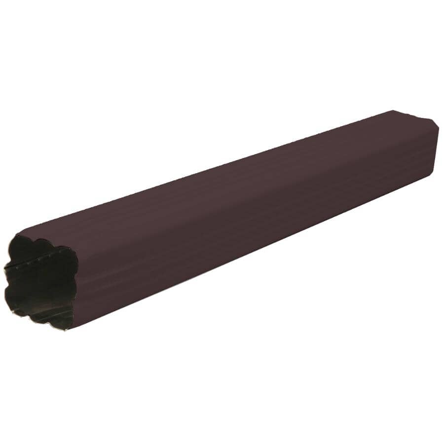 KAYCAN 2-1/2" x 2-1/2" x 9'10" Aluminum Gutter Downpipe | Home Hardware