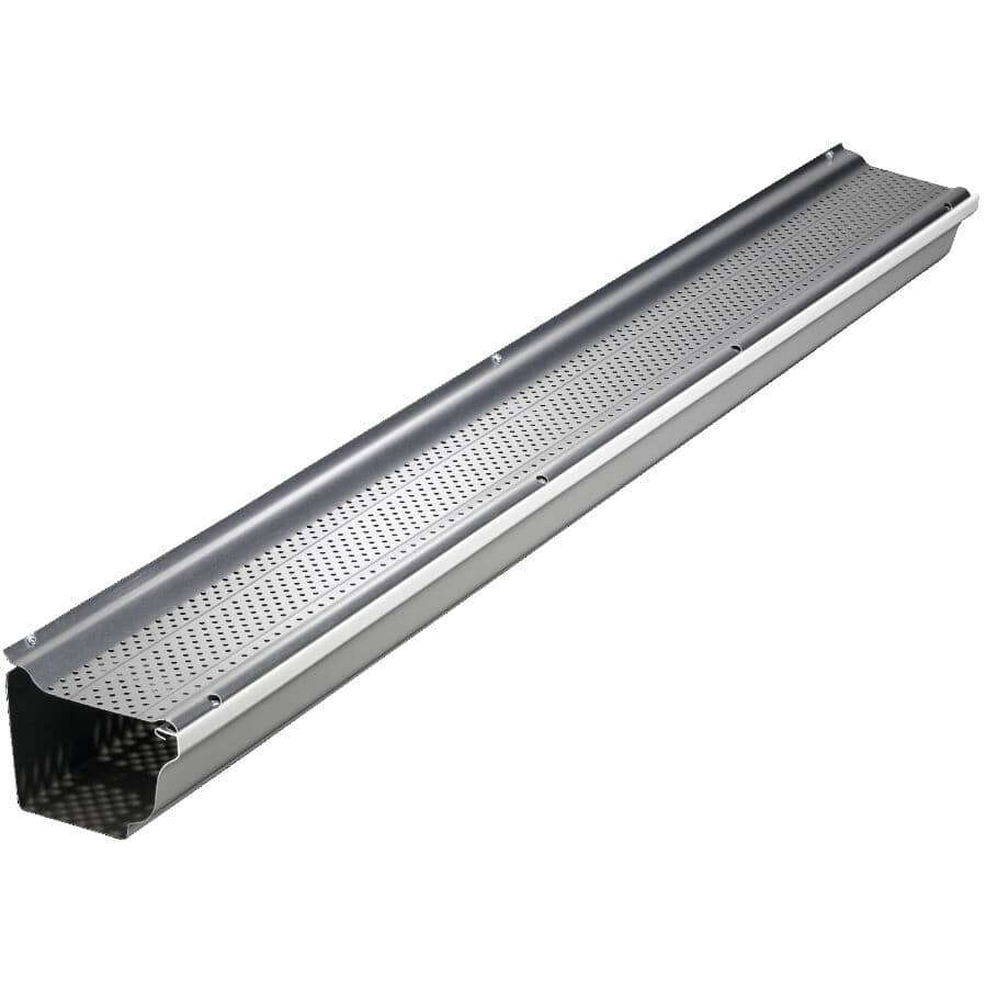 Smart Screen 6' Aluminum Smart Gutter Screen | Home Hardware