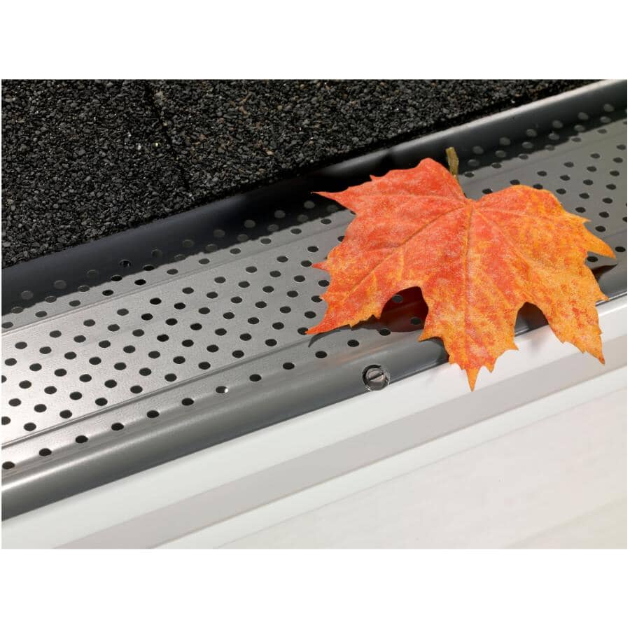 Smart Screen 6' Aluminum Smart Gutter Screen | Home Hardware