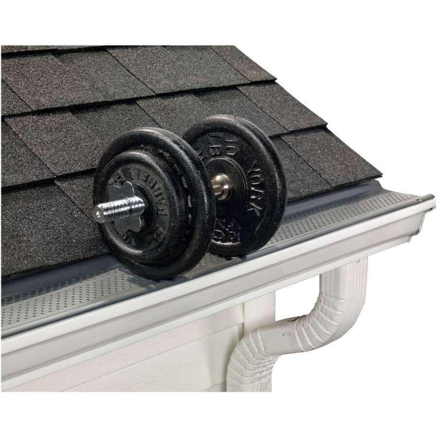 Smart Screen 6' Aluminum Smart Gutter Screen | Home Hardware