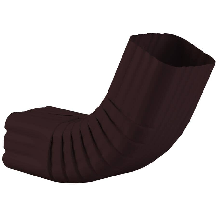 KAYCAN 3" Square Aluminum Gutter Elbow | Home Hardware
