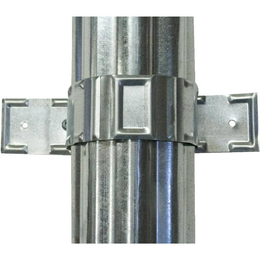 CITY SHEET METAL 2 Pack 3" Galvanized Gutter Downpipe Straps | Home ...
