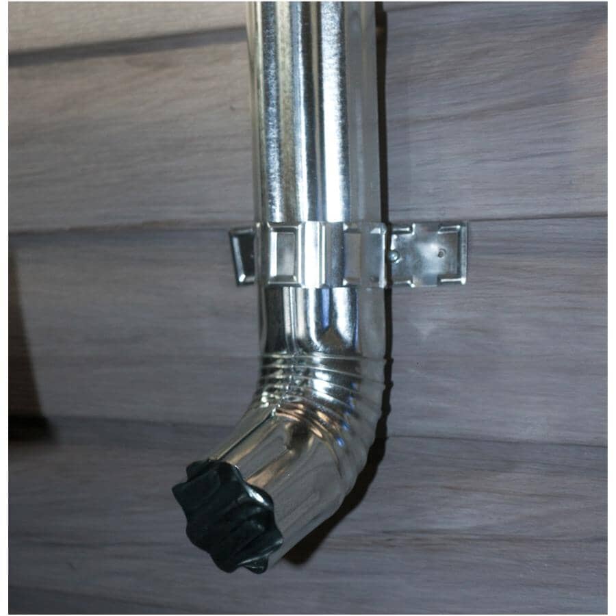 CITY SHEET METAL 2 Pack 3" Galvanized Gutter Downpipe Straps | Home ...
