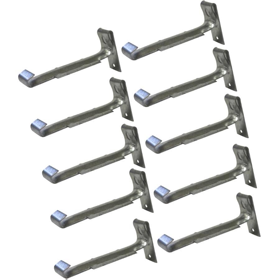 City Sheet Metal 10 Pack 4" OG Style Galvanized Gutter Hooks | Home ...