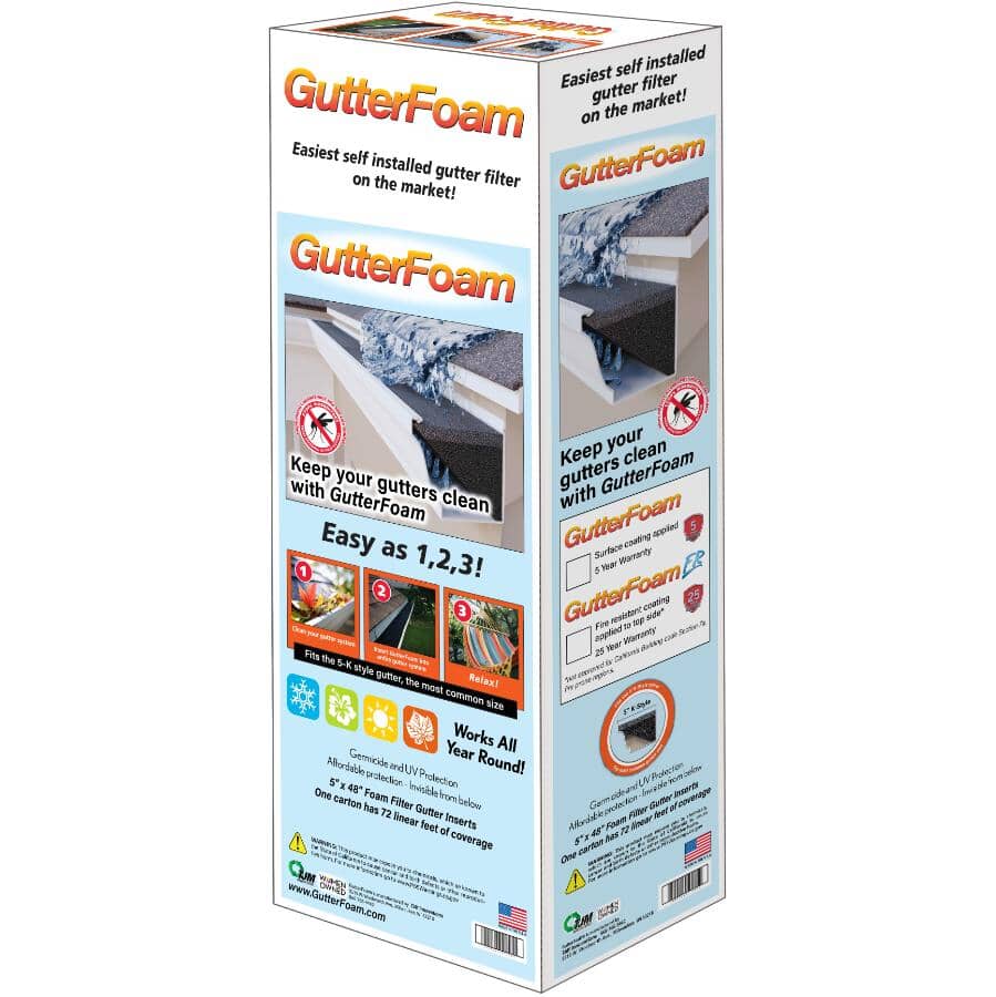 Gutterstuff 48" Gutter Foam Filter | Home Hardware