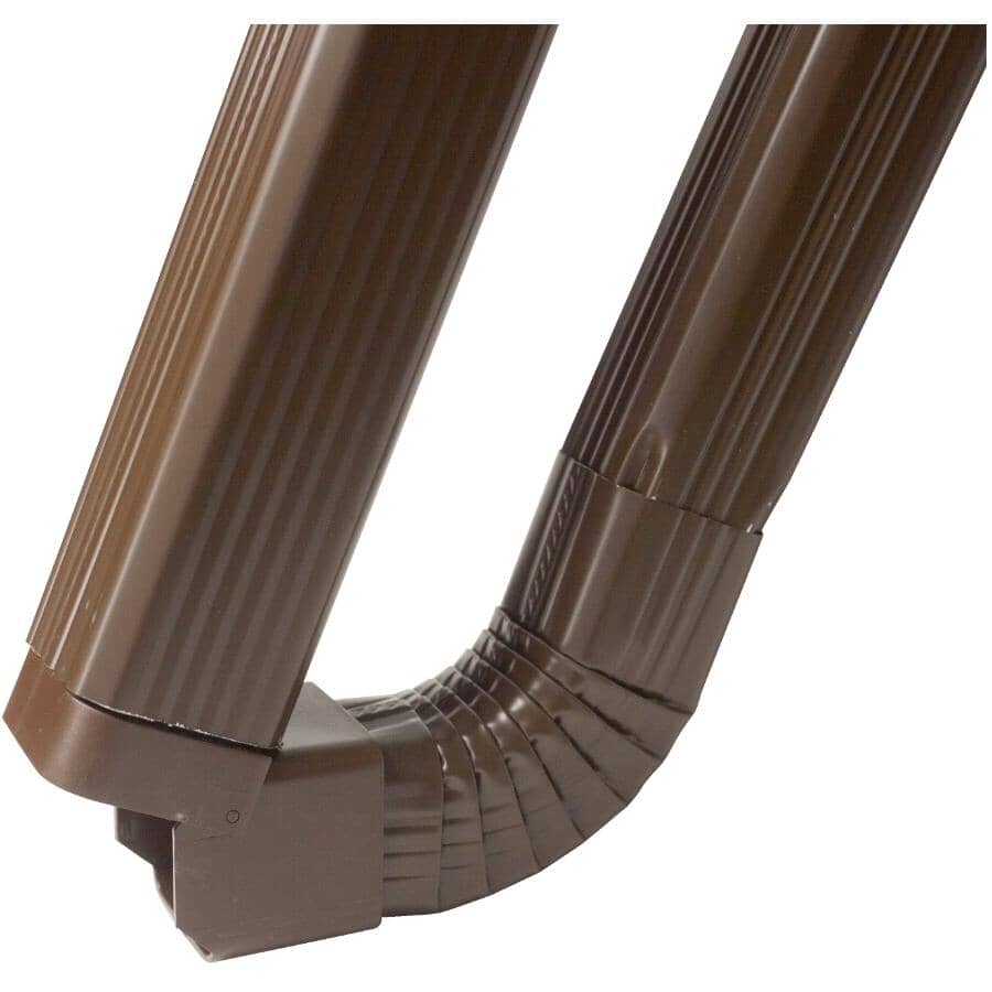 Universal Flip Up Brown Vinyl Gutter Hinge | Home Hardware