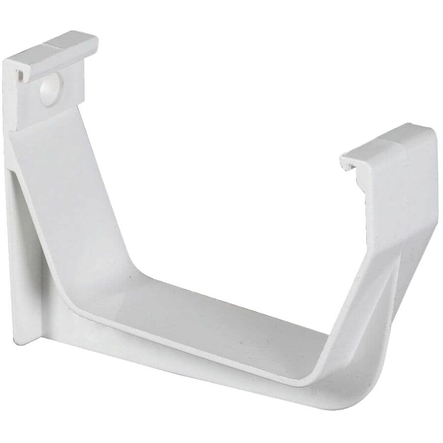 AMERIMAX Contemporary White Exterior Vinyl Gutter Hook | Home Hardware