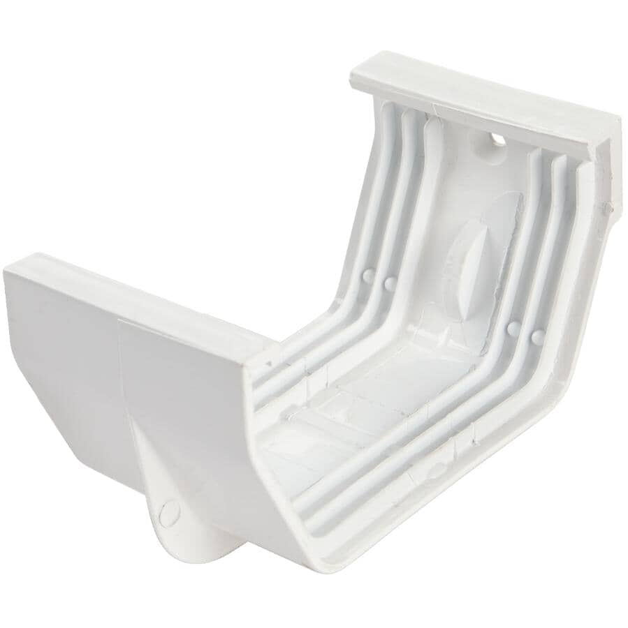 AMERIMAX Contemporary White Vinyl Gutter Joiner | Home Hardware