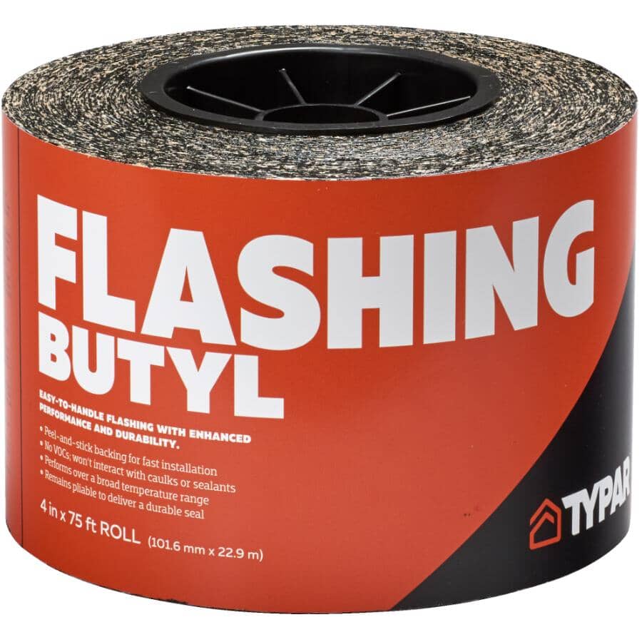 TYPAR 4" x 75' Butyl Flashing | Home Hardware