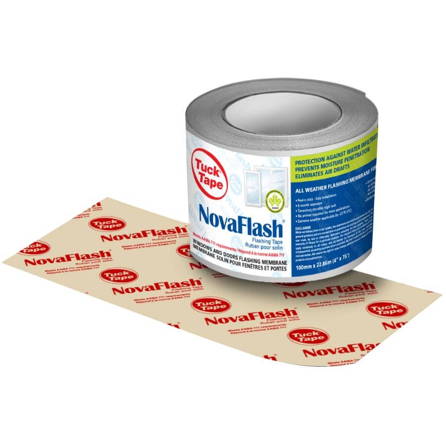 TUCK TAPE 4" x 75' NovaFlash Flashing Tape | Home Hardware