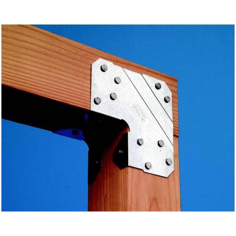 SIMPSON STRONG-TIE 20 Gauge Post End Cap for 4x4 or 6x6 Lumber | Home ...