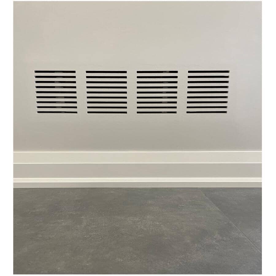 ENVISIVENT 8" x 30" Flush Mount Permanent Air Return Vent | Home Hardware