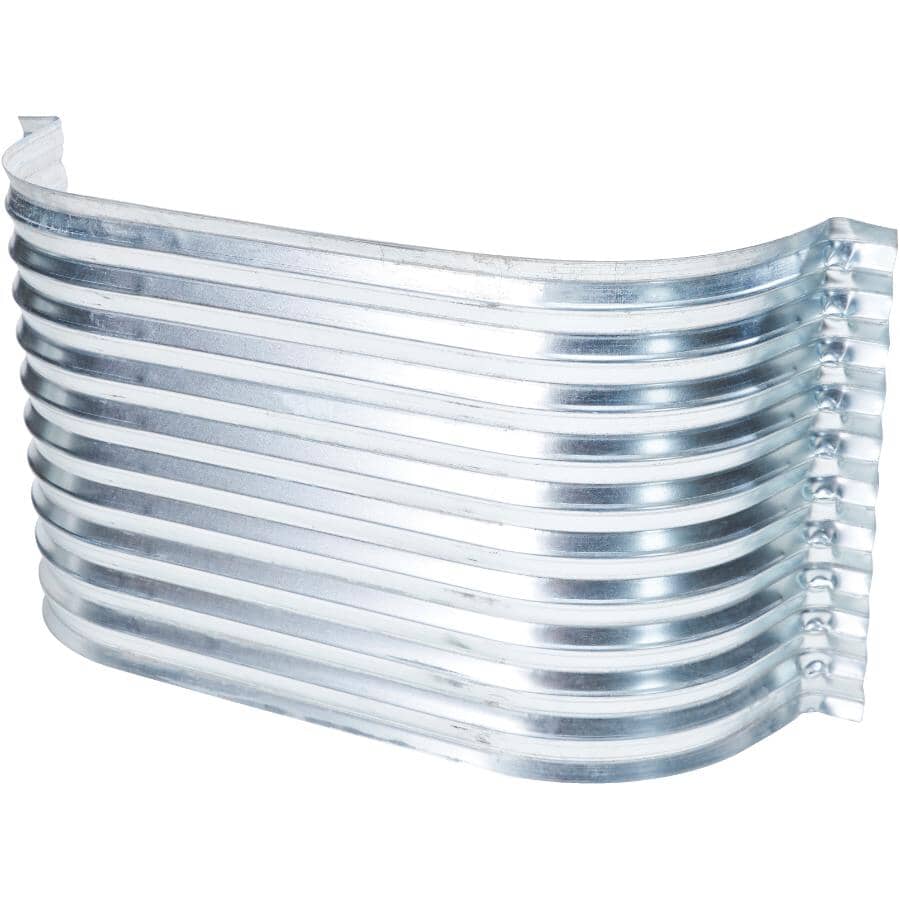 49" x 22" x 22" Galvanized Window Well | Home Hardware