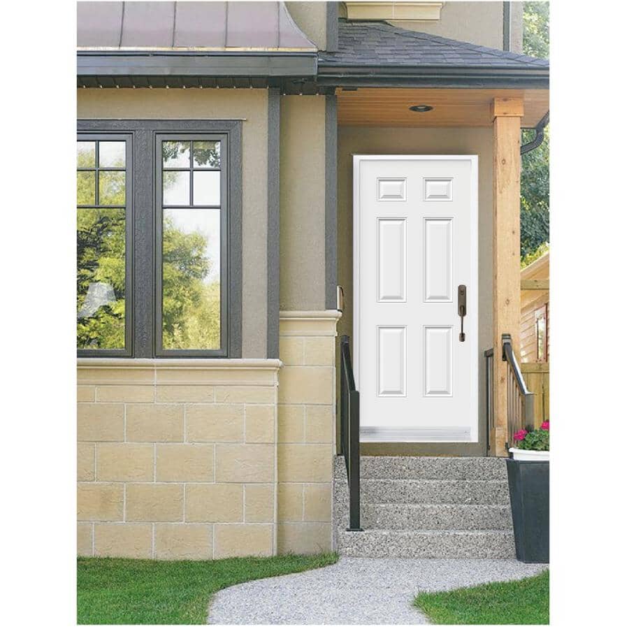 KOHLTECH 32" x 80" Regular 6 Panel Left Hand Steel Door | Home Hardware