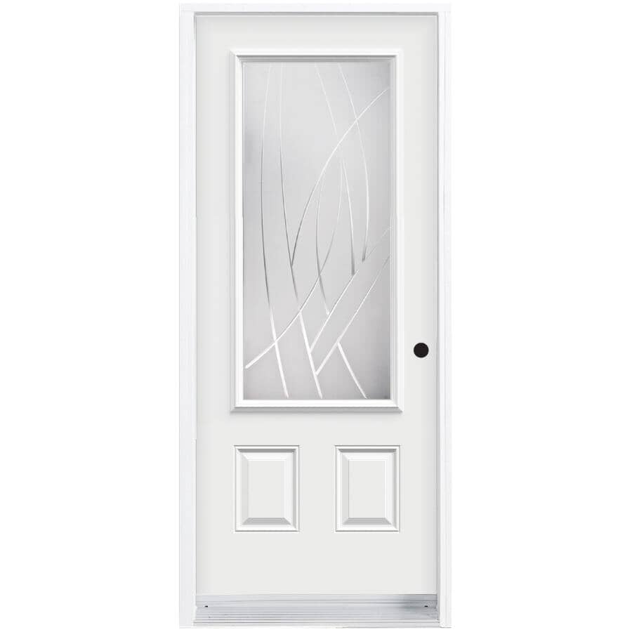 KOHLTECH 32" x 80" Left Hand Inswing 6 Panel Steel Door | Home Hardware