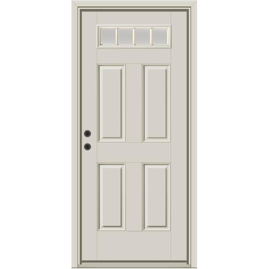 ALLIANCE DOOR PRODUCTS 32" x 80" Traditions 4 Lite Right Hand ...
