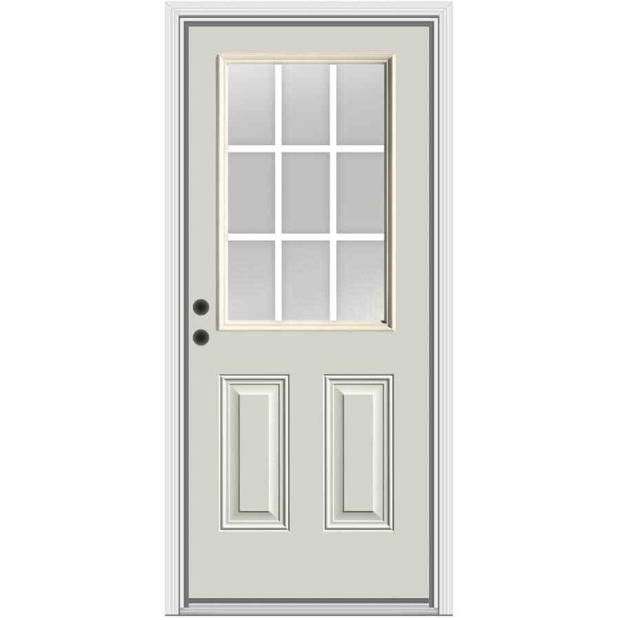 ALLIANCE DOOR PRODUCTS 32" x 80" Traditions Right Hand Steel Door ...