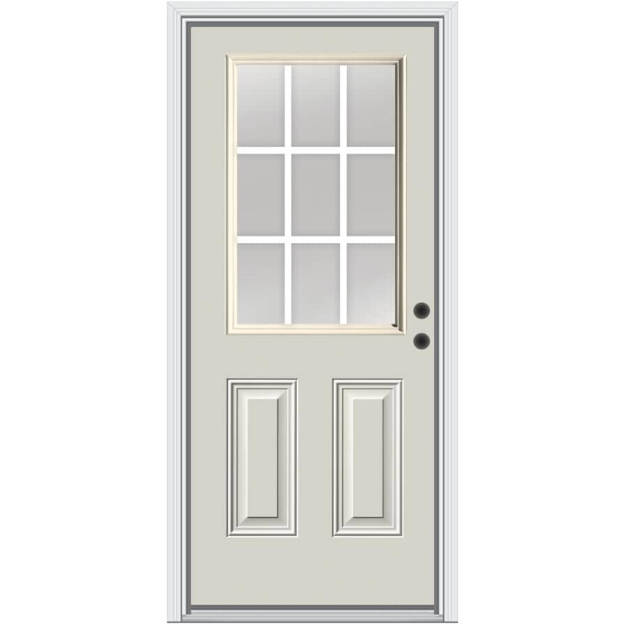ALLIANCE DOOR PRODUCTS 36" x 80" Traditions Left Hand Steel Door | Home ...