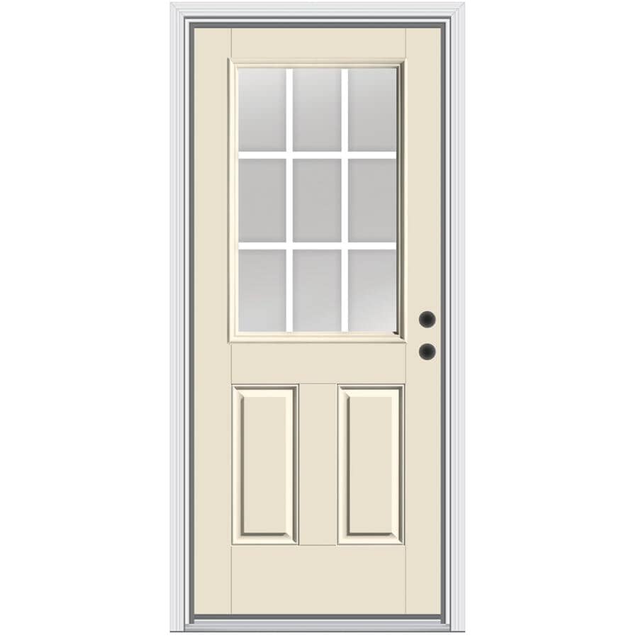 ALLIANCE DOOR PRODUCTS 32" x 80" Traditions Left Hand Fibreglass Door ...
