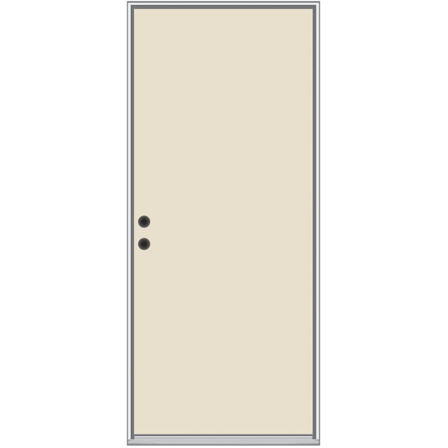 ALLIANCE DOOR PRODUCTS 32" x 80" Traditions Right Hand Flush Steel Door ...