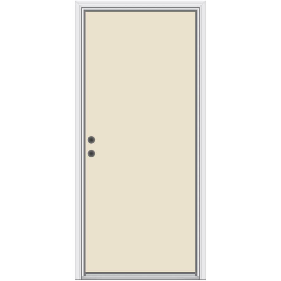 ALLIANCE DOOR PRODUCTS 32" x 80" Traditions Right Hand Flush Fibreglass ...