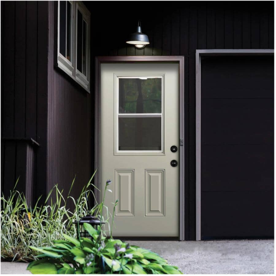 ALLIANCE DOOR PRODUCTS 36" x 80" Traditions Left Hand Steel Door | Home ...
